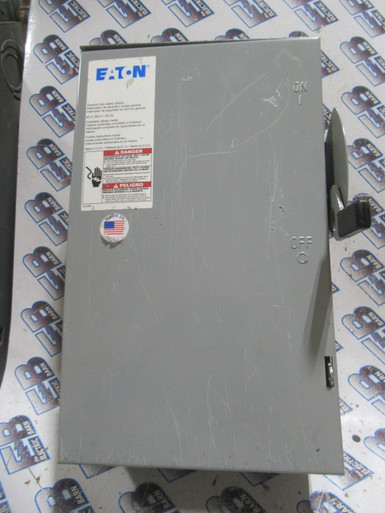 Eaton Dg322Nrb (Ns) Disconnect 60 Amp 240 Volt 3P4W Nema 3R Fusible ...