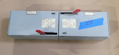 Ge Qmr Qmr361 30 Amp 600V Fusible Panel Panelboard Switch Twin Red ...