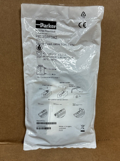 Parker P8Sagrfdx2 Reed Sensor Switch & Cable 10M 240V - Industrial Lynx