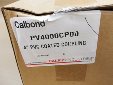 Calbond Pv4000Cp00 4" Pvc Coated Steel Coupling 6 Pack - Industrial Lynx