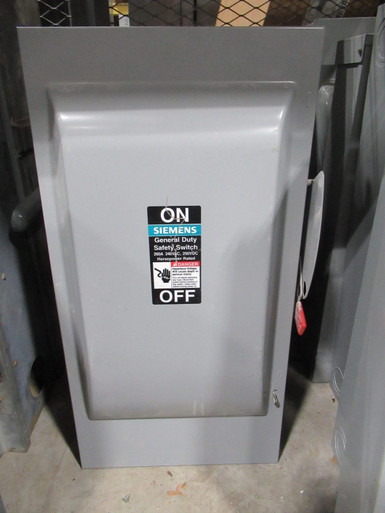 Siemens Gf324N Disconnect 200 Amp 240 Volt 3Ph 4W Fusible - Industrial Lynx