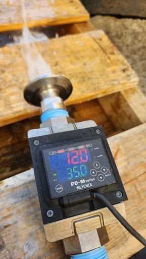 Keyence Fd-Mz100Atk Capacitance Electromagnetic Flow Meter 100 L/Min ...