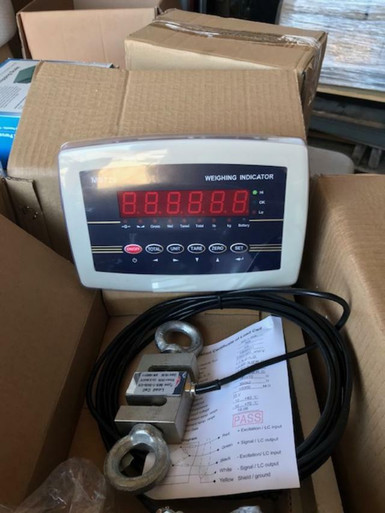 100 Lb Calibrated Crane Scale Tension/ Compression - Industrial Lynx