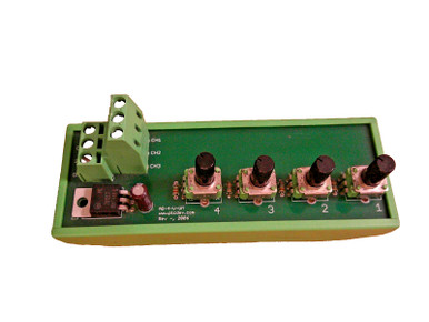 Plcdev Analog Input Simulator Ad-4-V-Um, 4 Channel 0-10V Din Rail Mount ...