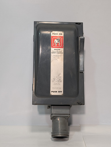 Bulldog F-353 Vacu-Break Safety Disconnect Switch, Fusible, 100A, 600V ...