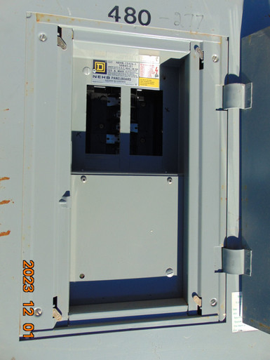 Square D Nehb-12426-1 Ser. E1 480Y/277 Vac 125 Amp Nehb Panelboard ...