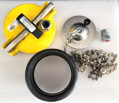 Incon Tsp-K4A Mag Probe 4" Install Kit, Cap & Adapter - Industrial Lynx