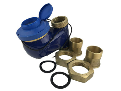 Dae V-200P 2 Vertical Water Meter, Pulse Output, Measuring In Gallon ...