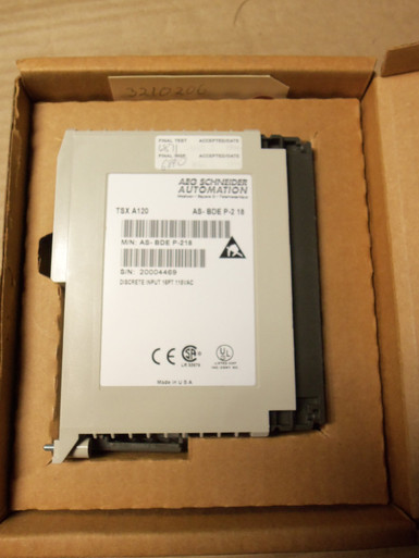 Aeg Tsx A120 As-Bde P-2 18 Discrete Input 16Pt 115Vac Input Module ...
