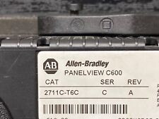 Allen Bradley 2711C-T6C C Panelview Comp C600 Touchscreen Hmi Color 6In ...