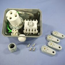 Leviton Pin & Sleeve Non-Fused Mechanical Interlock Switch 30A 240V ...