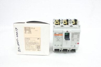 Fuji BW32AAG-3P020 Molded Case Circuit Breaker 3p 20a Amp 220v-ac ...