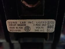 Ite Bq3-B100 Bq3B100 100 Amp 240 Volt 3 Pole Bolt On Bq Style Circuit ...