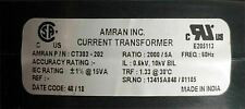 3-Pack Amran Ct303-202 Current Transformer Solid Core 2000:5A 3" 10Kv ...