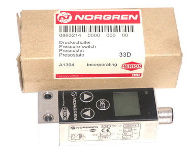 Norgren Herion 0863214 Electronic Pressure Switch 33D - Industrial Lynx