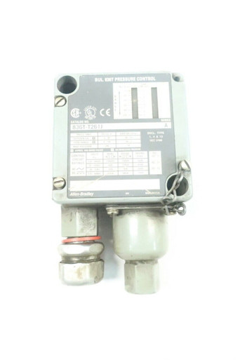 Allen Bradley 836T-T261J Pressure Switch 8-100psi 120-600v-ac ...
