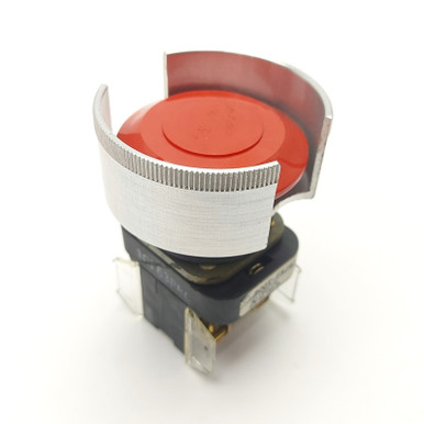 Allen Bradley 800T-Fxj6A5 E-Stop Button W/Guard 2X 800T-Xd4 Contacts Nc ...