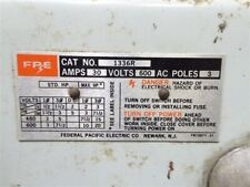 Federal Pacific 1336R Fusible Safety Switch 30 Amps 600Vac - Industrial ...
