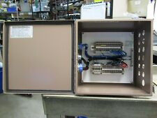Delta 12" X12"X8" Control Enclosure 37 Terminal Blocks, Grounding Bar ...