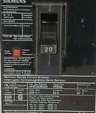 Siemens Hhed63B020 Sentron Series Circuit Breaker Hhed6 600V 3P 20A ...