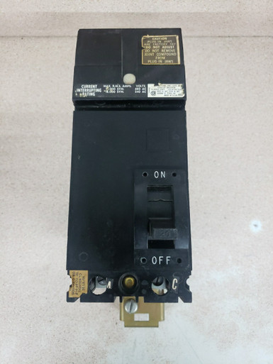 Square D Fa24020Ac Fa 2P 480V 20 Amp Ac Phasing I Line Circuit Breaker ...