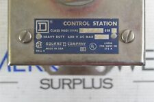 Square D Control Station 9001 Kyc-3 Ser A 3 Hole Pushbutton Station ...