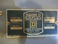 Square D Sd-9341, 30 Amp, 600V, 3P, 3W, Series 1, Round Bar Bus Plug ...