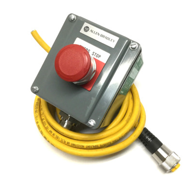 Allen Bradley 800R-1Tam Emergency E-Stop Push Button Station Enclosure ...