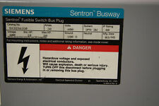 Siemens Sxid361G0 Sentron Fusible Bus Plug 30A 600V 3Ph 3W - Industrial ...