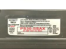Pass And Seymour Ps30-Ssax Circuit-Lock Disconnect Switch 30A 600Vac ...