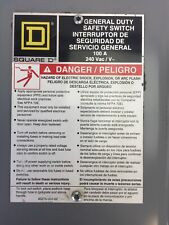 Square D D323N Fusible Safety Switch 240Vac 100A 30Hp Series F03 100A ...