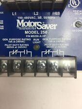 Motor Saver Ms250-A-Hp 190-480Vac 50/60Hz 480Va At 240Vac 10A At 240Vac ...