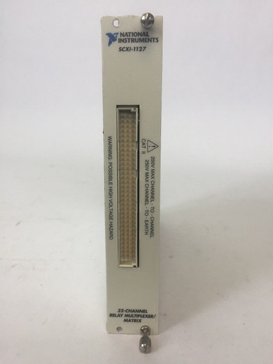 National Instruments Scxi-1127 32-Channel Relay Multiplexer/Matrix 250V ...