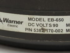 Warner Electric Eb-650 Electric Shaft Mounted Brake 90Vdc Armature 35W ...