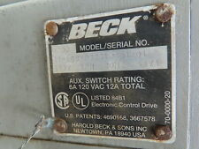 Beck 11-168 Electric Rotary Damper Valve Actuator 120V 1Ph 50Va Ccw - Industrial Lynx