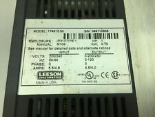 Leeson Speedmaster 174915.00 Variable Frequency Drive Vfd 200-240V 1Hp ...