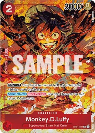 Monkey.D.Luffy (Parallel) (OP01-024) Romance Dawn Foil - Game Nerdz