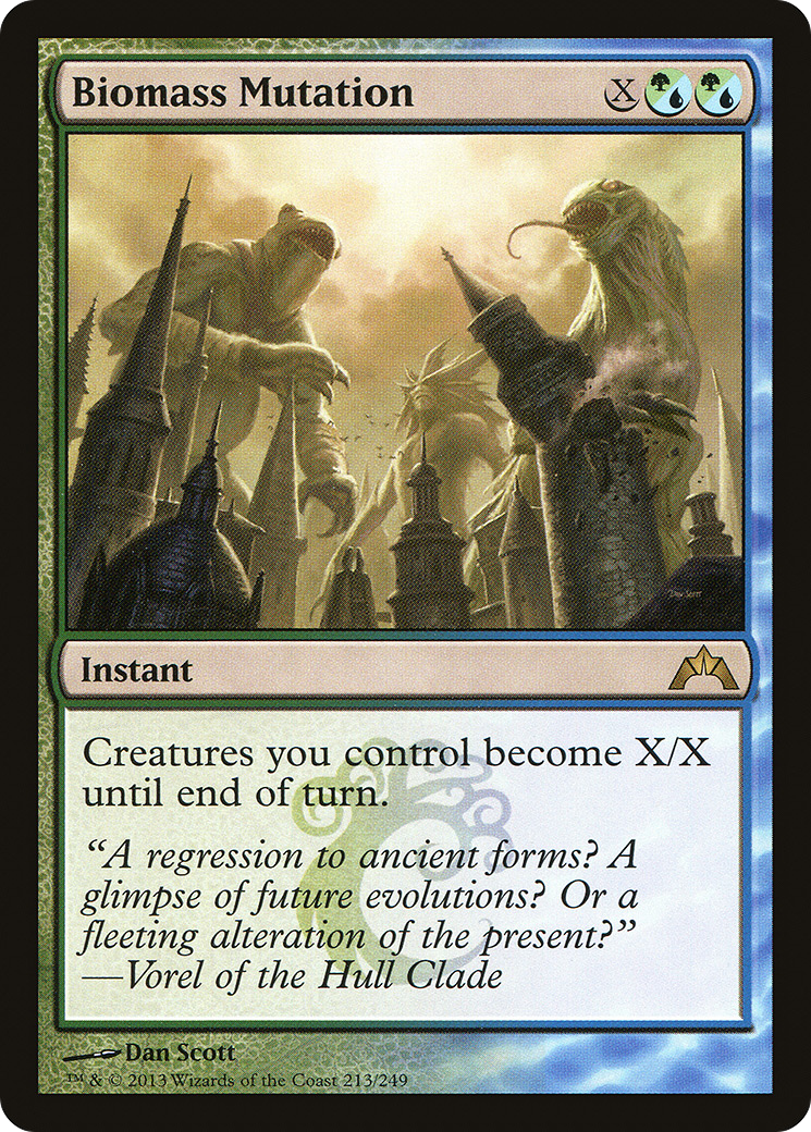 Biomass Mutation (GTC-213) - Gatecrash Foil - Game Nerdz