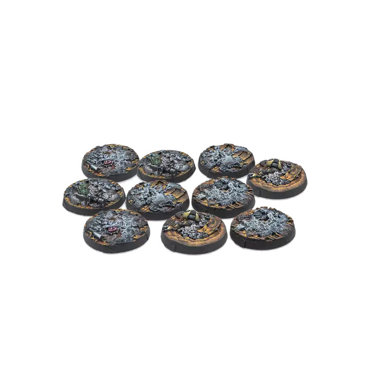 Infinity: Bases - 25mm Scenery Bases, Delta Series (10) - Game Nerdz