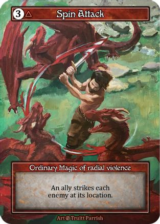 Spin Attack (Foil) - Beta Foil - Game Nerdz