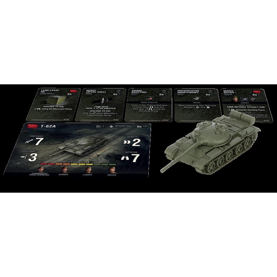 World of Tanks Miniatures Game: Wave 13 Tank - Soviet (T-62A) - Game Nerdz