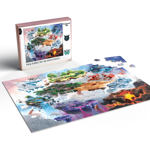 Fractured Sky: Island Puzzle (800pcs) - Game Nerdz