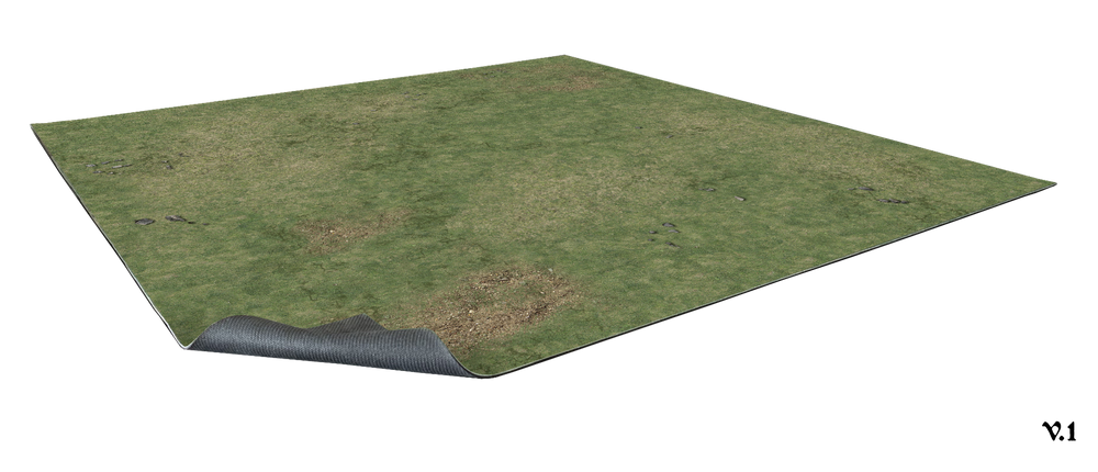 Battle Systems Terrain: Grassy Fields V1 - Gaming Mat 2x2 - Game Nerdz