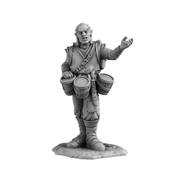 Next Level Miniatures: Half-Orc Bard - Game Nerdz