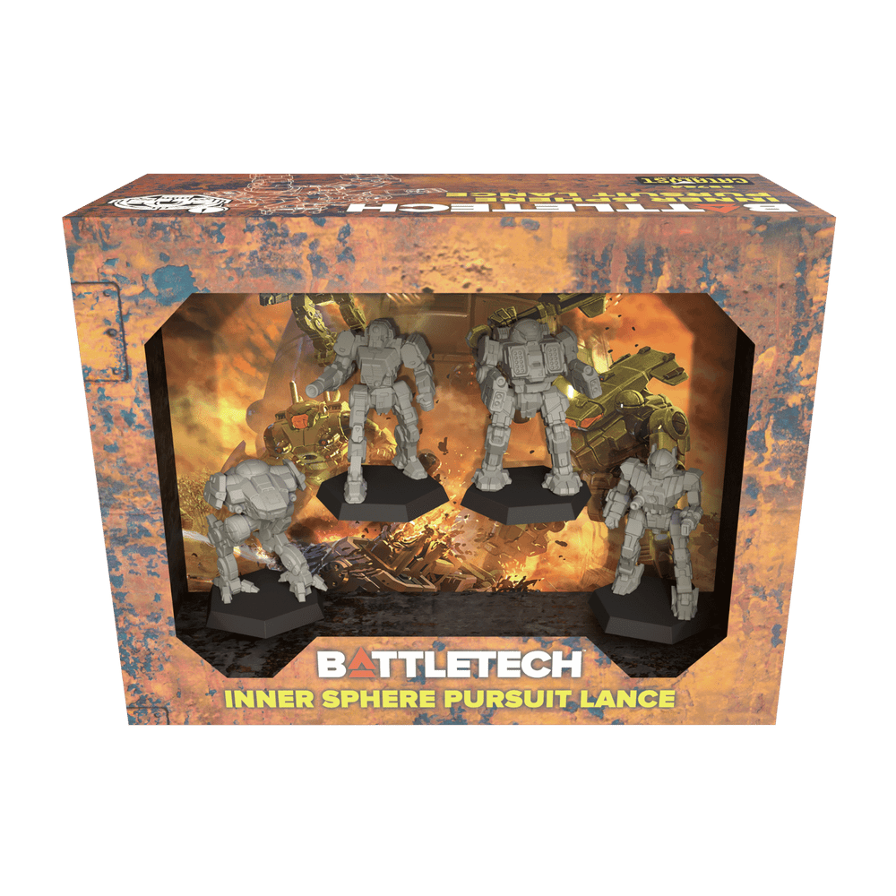 BattleTech: Inner Sphere Pursuit Lance - Miniatures Pack - Game Nerdz