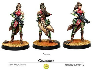 Infinity: Haqqislam Odalisques (Spitfire) (Resculpt) - Game Nerdz