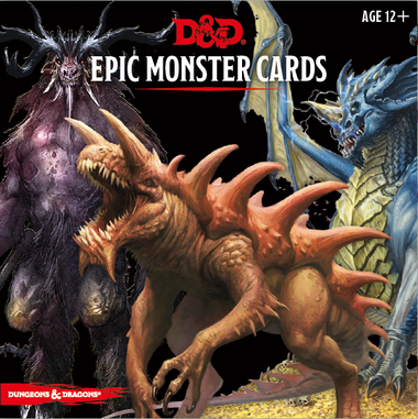 Dungeons & Dragons: Epic Monster Cards Deck - Game Nerdz