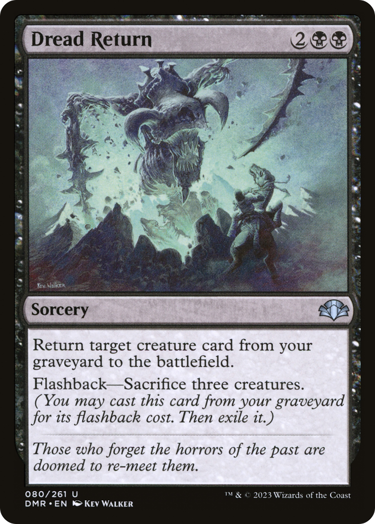 Dread Return (DMR-080) - Dominaria Remastered - Game Nerdz