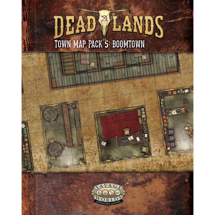 Deadlands RPG: The Weird West - Map Pack 5 Boomtown (Savage Worlds ...