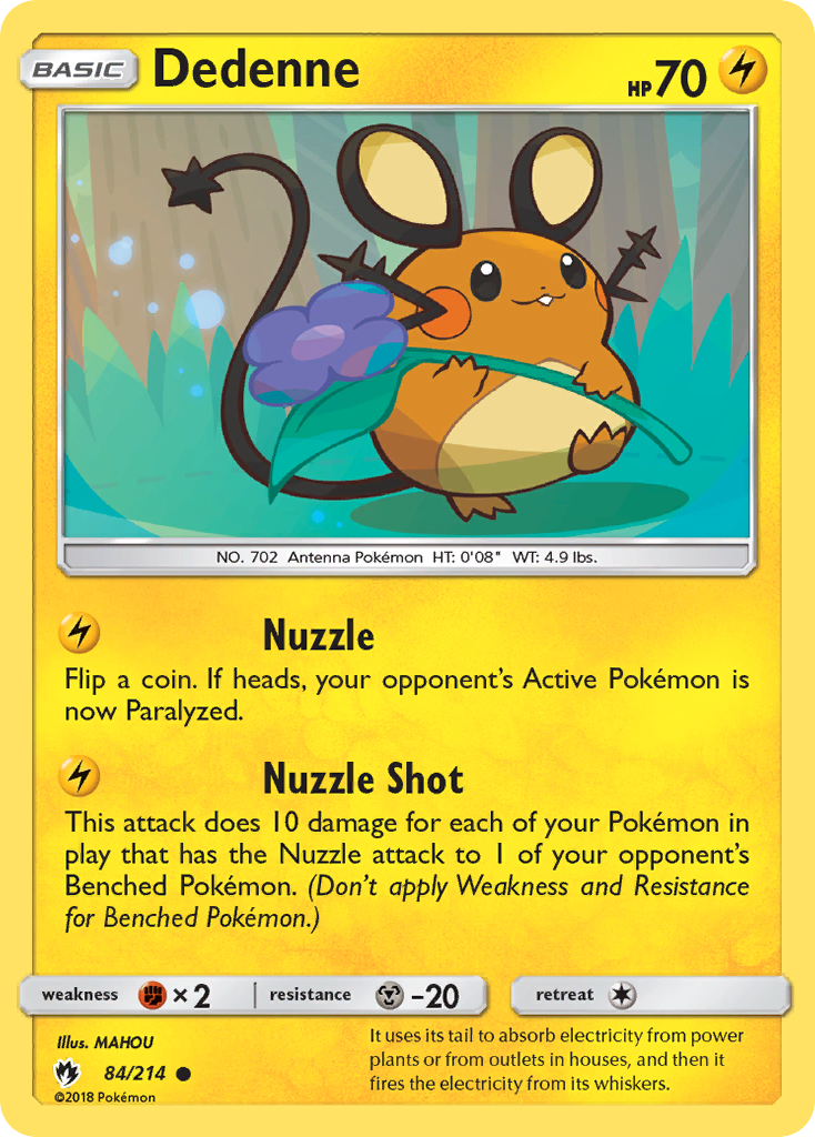 Dedenne 84/214 - Lost Thunder - Game Nerdz
